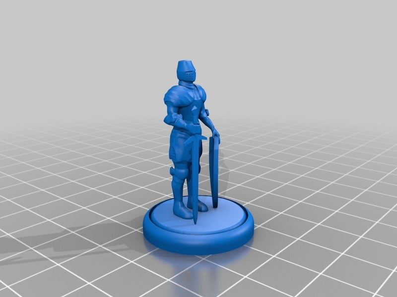 ⚔️ Knights with swords, shields and spears・Free STL File for ・Cults