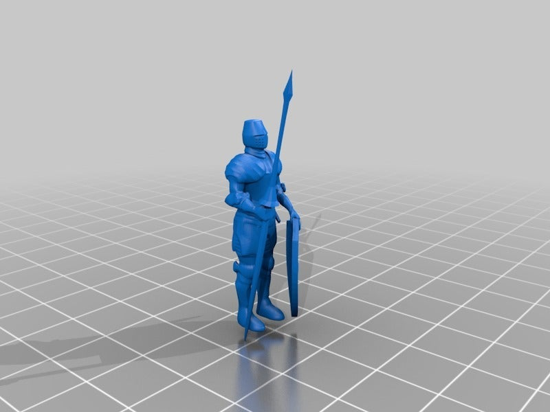 ⚔️ Knights with swords, shields and spears・Free STL File for ・Cults