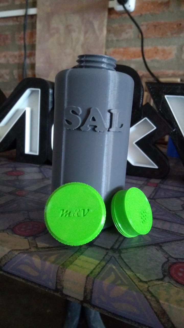 STL file SALT-SHAKER 3D 🔪・3D printable model to download・Cults