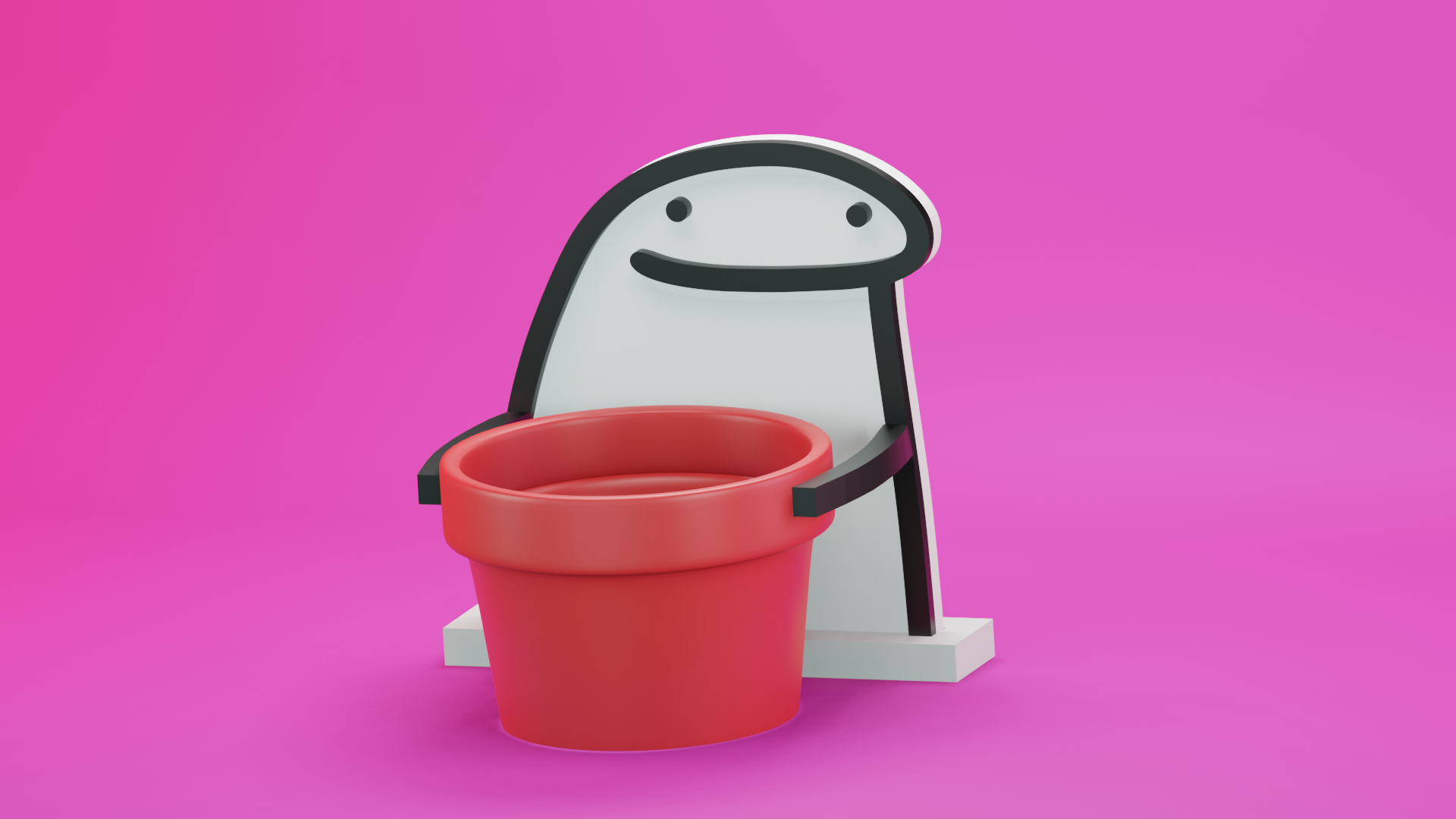 🪴 Flork Planter | Flork Planter・ STL File for ・Cults