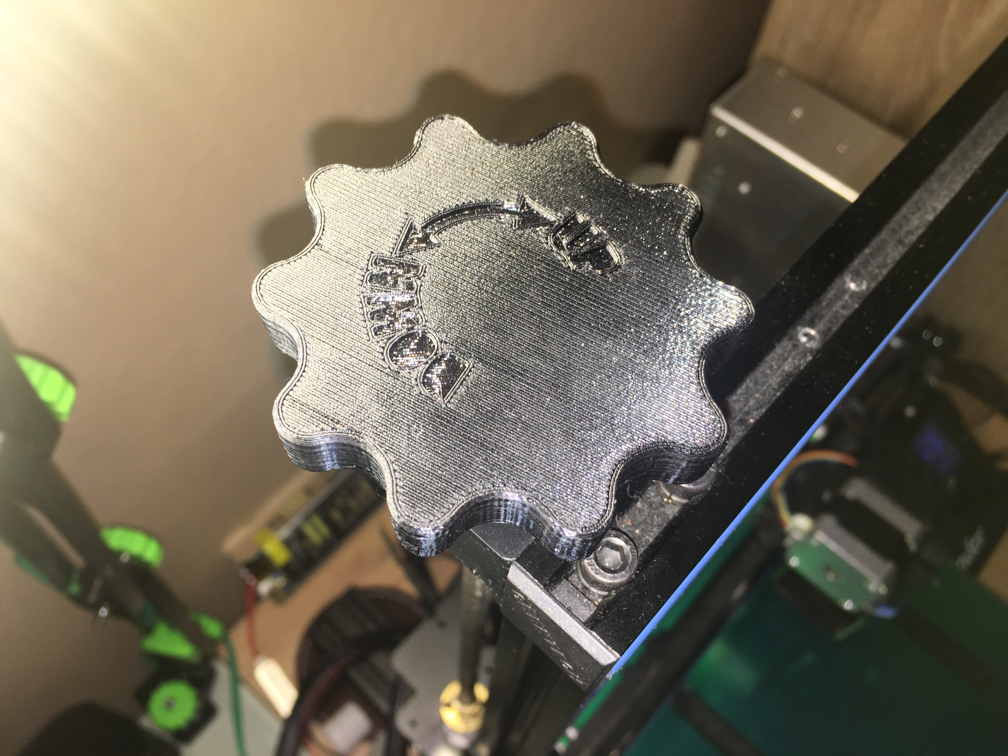 3D printed Ender 3 Z-Axis Manual Adjustment Knob (also CR-10 (mini ...