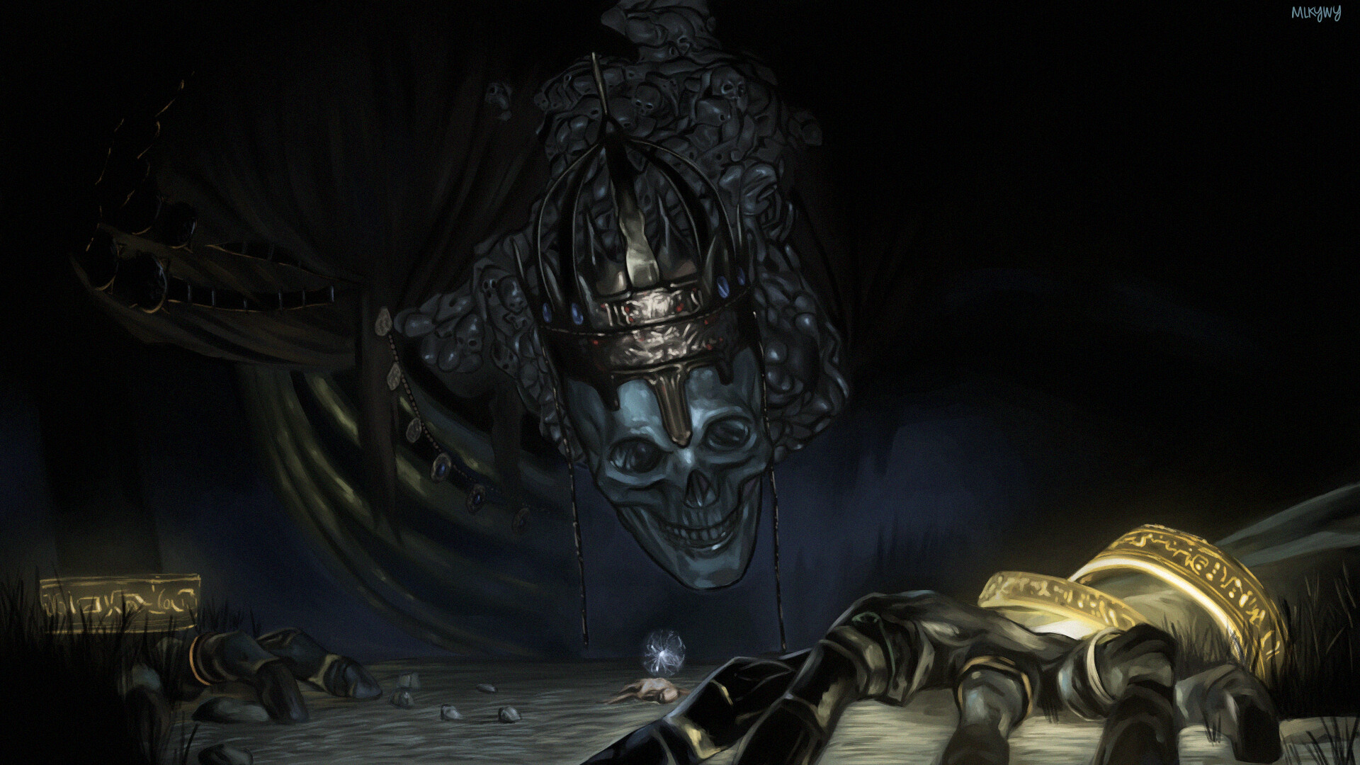 🎲 Dark Souls 3 High Lord Wolnir・ STL File for ・Cults