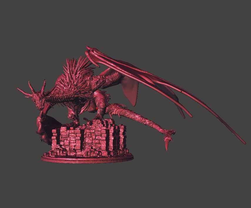 STL 文件 Dark Souls Hellkite Drake 🎲 ・可下载设计和 3D 打印・Cults