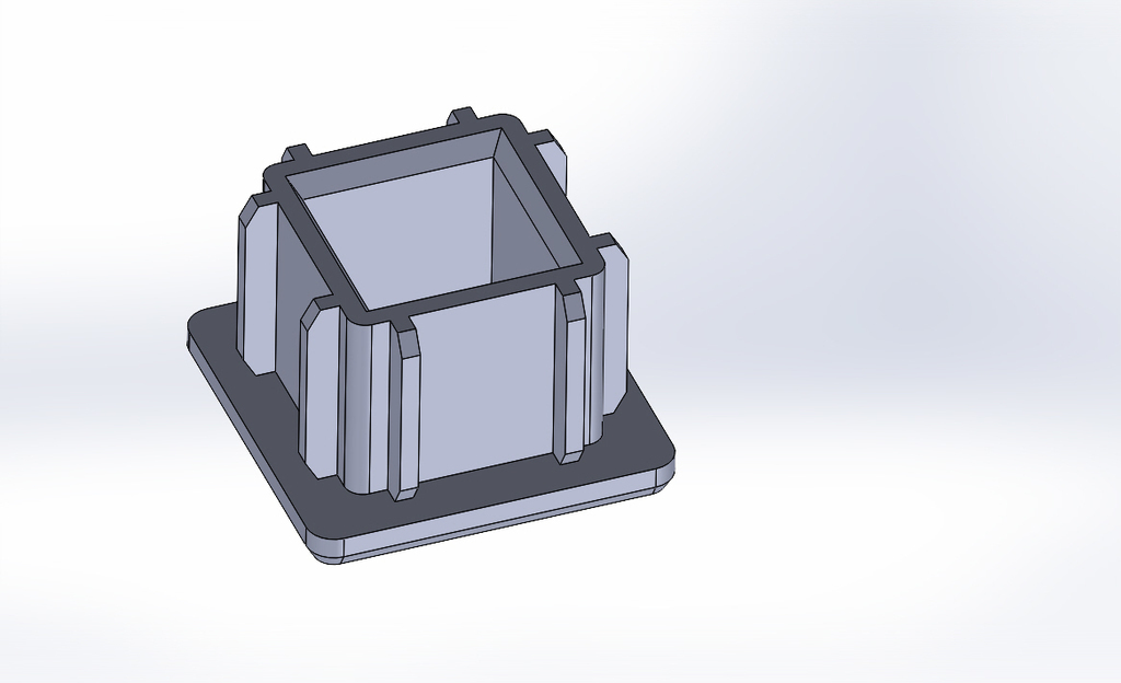 Free 3D file profile pipe plug 20x20 🔌 ・Model to download and 3D print ...