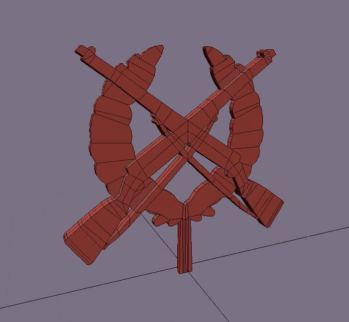 📛 USMC Expert Rifleman badge・Free STL File for ・Cults