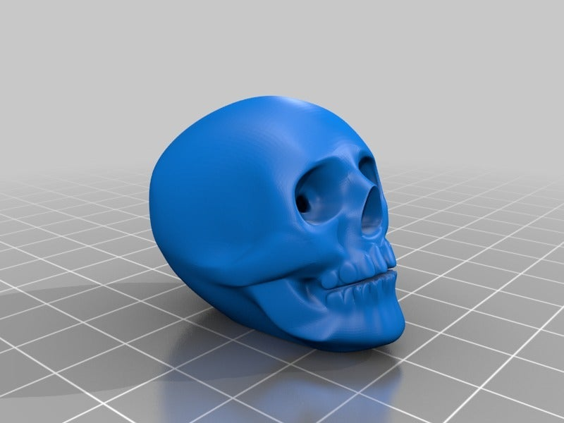 STL file skull necklace charm 💀 ・3D printing template to download・Cults
