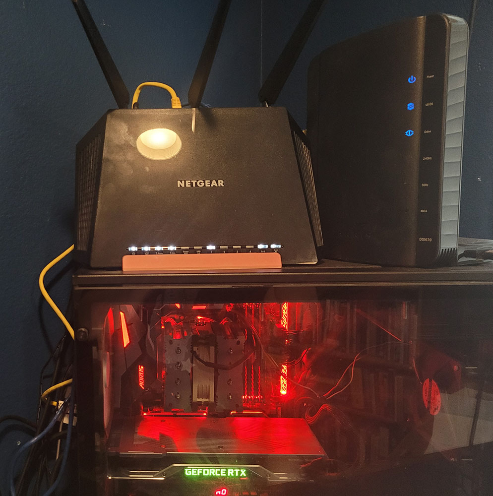 Free STL file Wifi router stand (for Netgear Nighthawk) 🏠 ・Design to ...