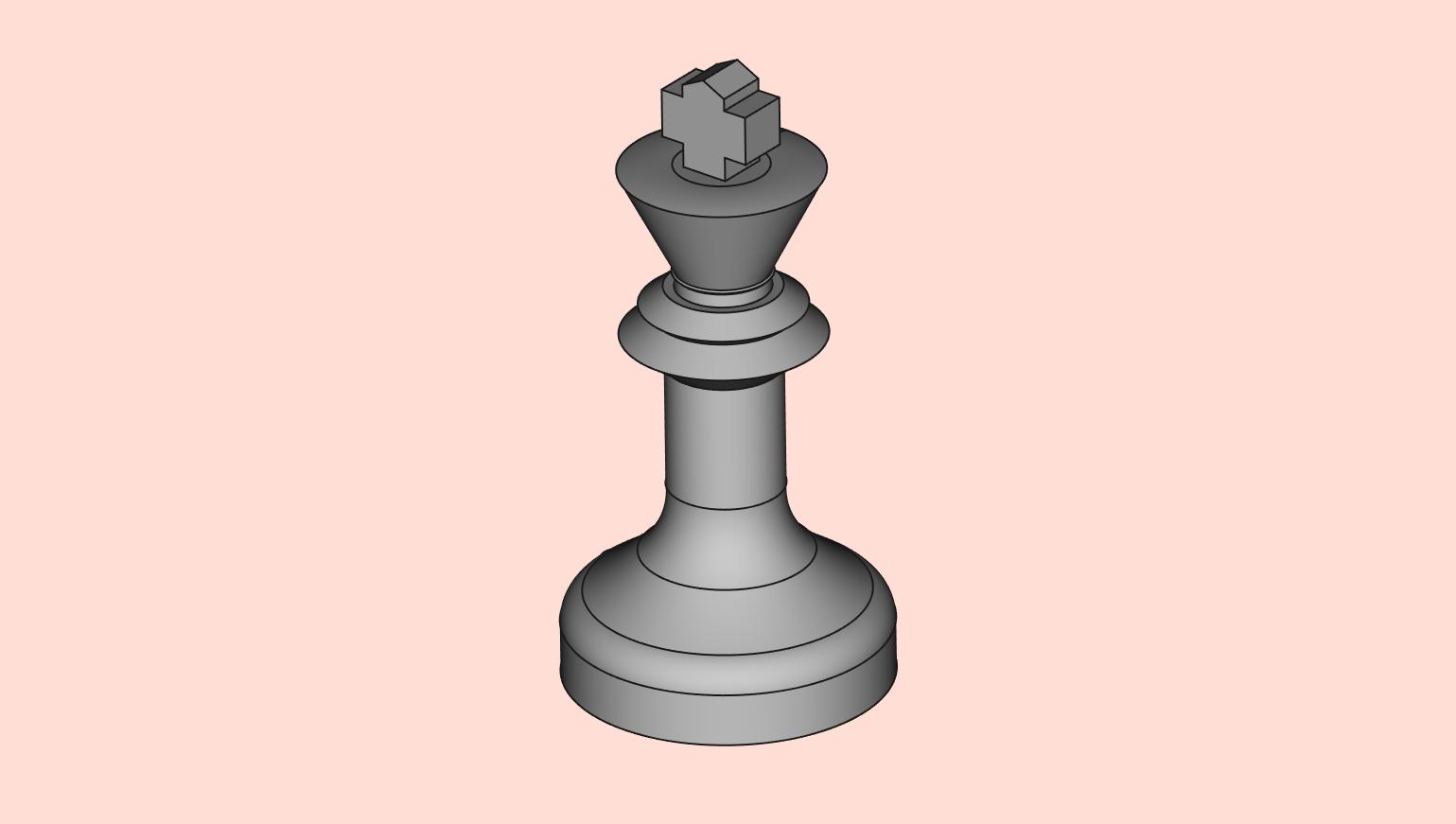 Free STL file Chess King ♟️ (GCODE)・3D print object to download・Cults