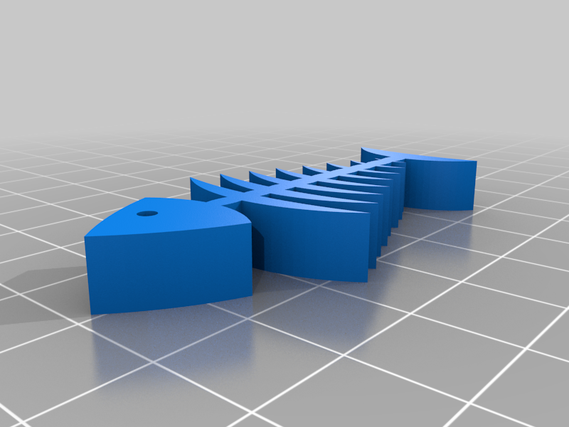 🗝️ FishBone・Free STL File for ・Cults
