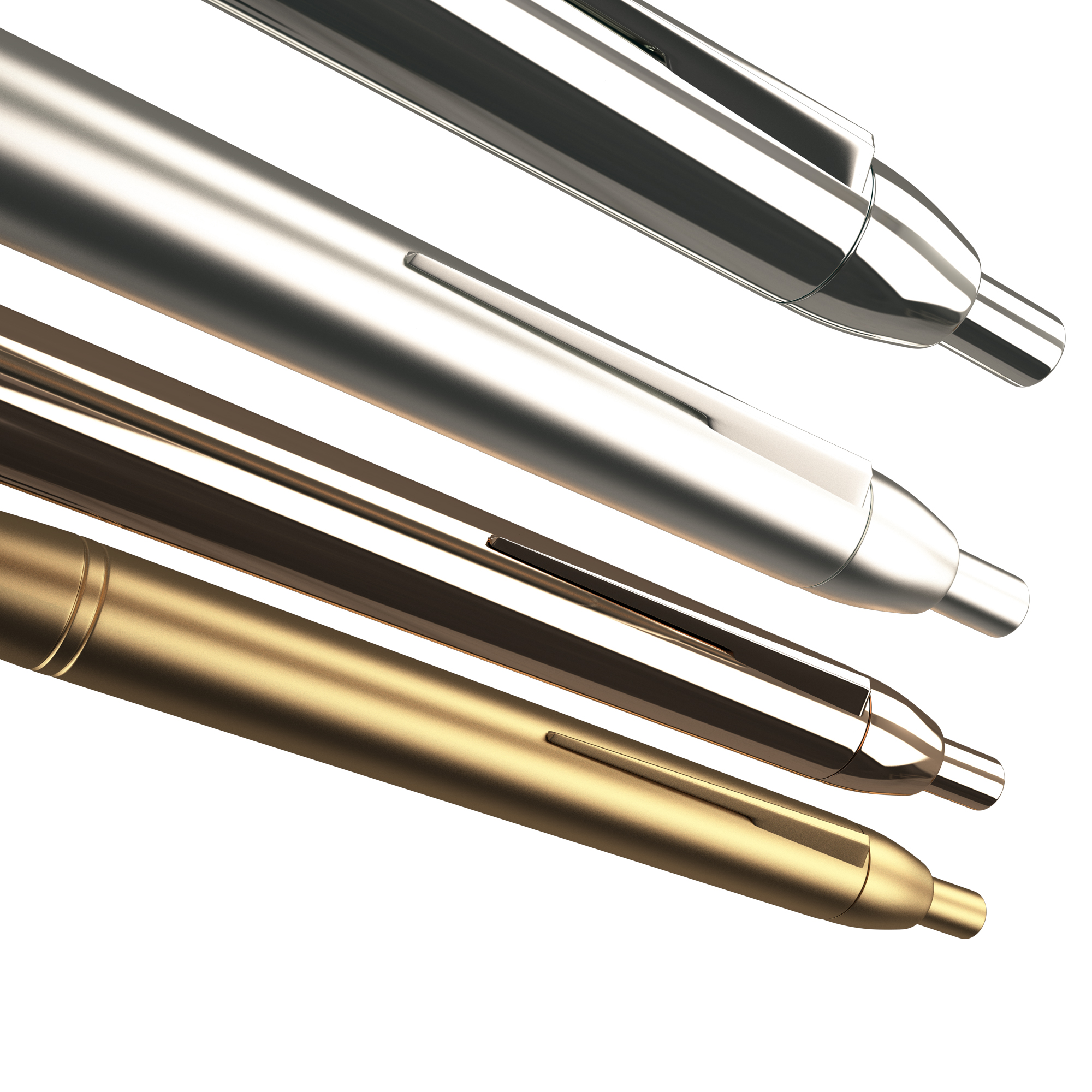 3D file Steel Ballpoint Pen 🖊️ ・3D printer design to download・Cults