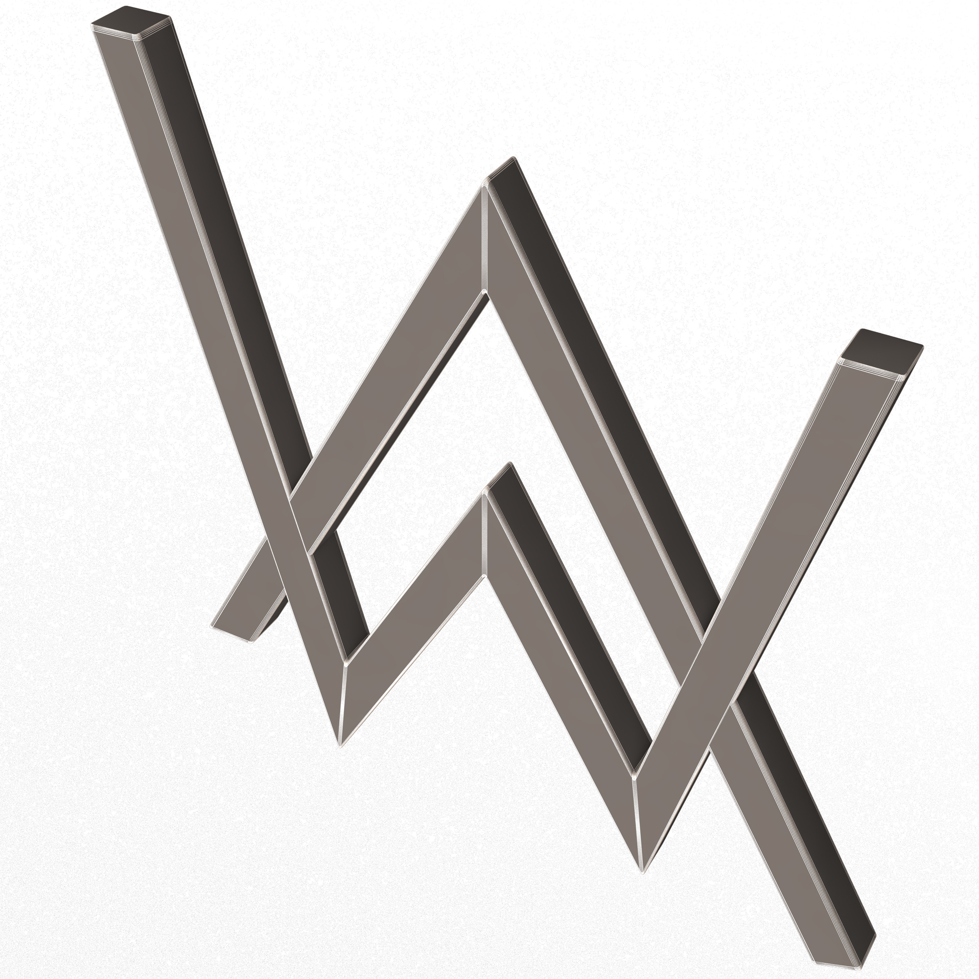 Archivo 3D Logotipo de Alan Walkar 🔧 ・Modelo para descargar e imprimir ...
