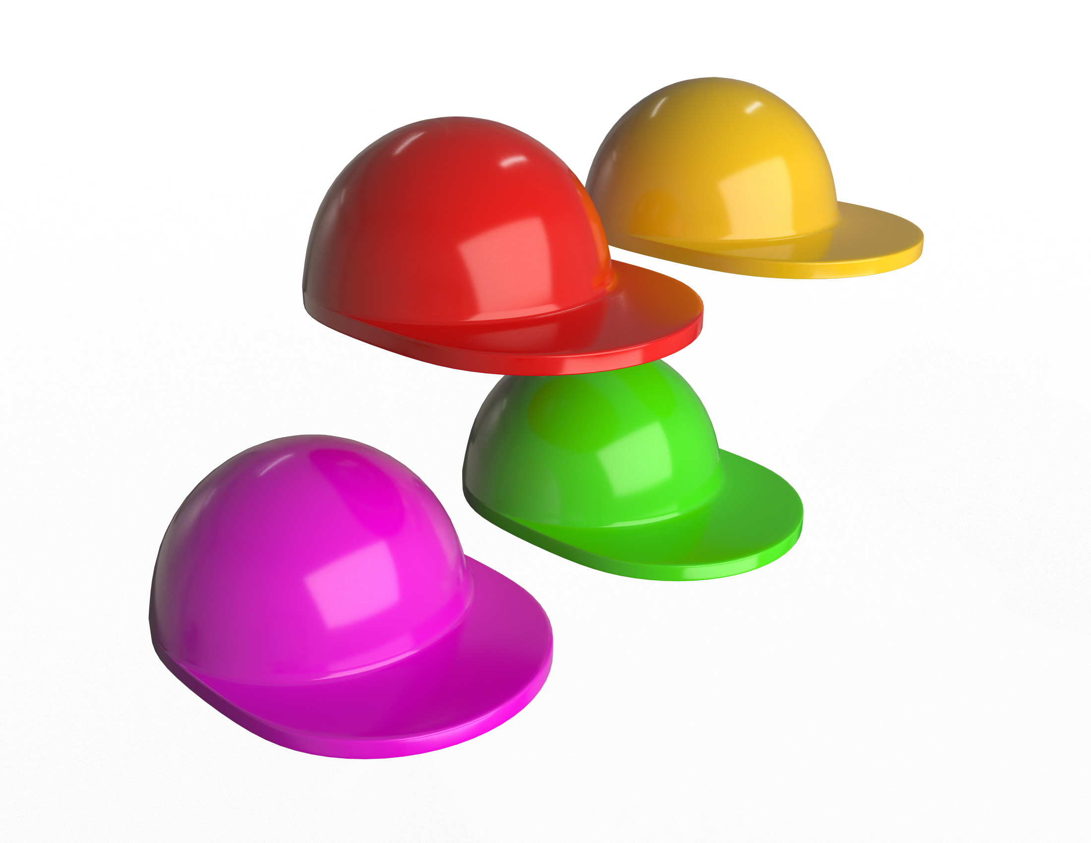 3D file Lego Hats Collection 🚧・3D printer model to download・Cults