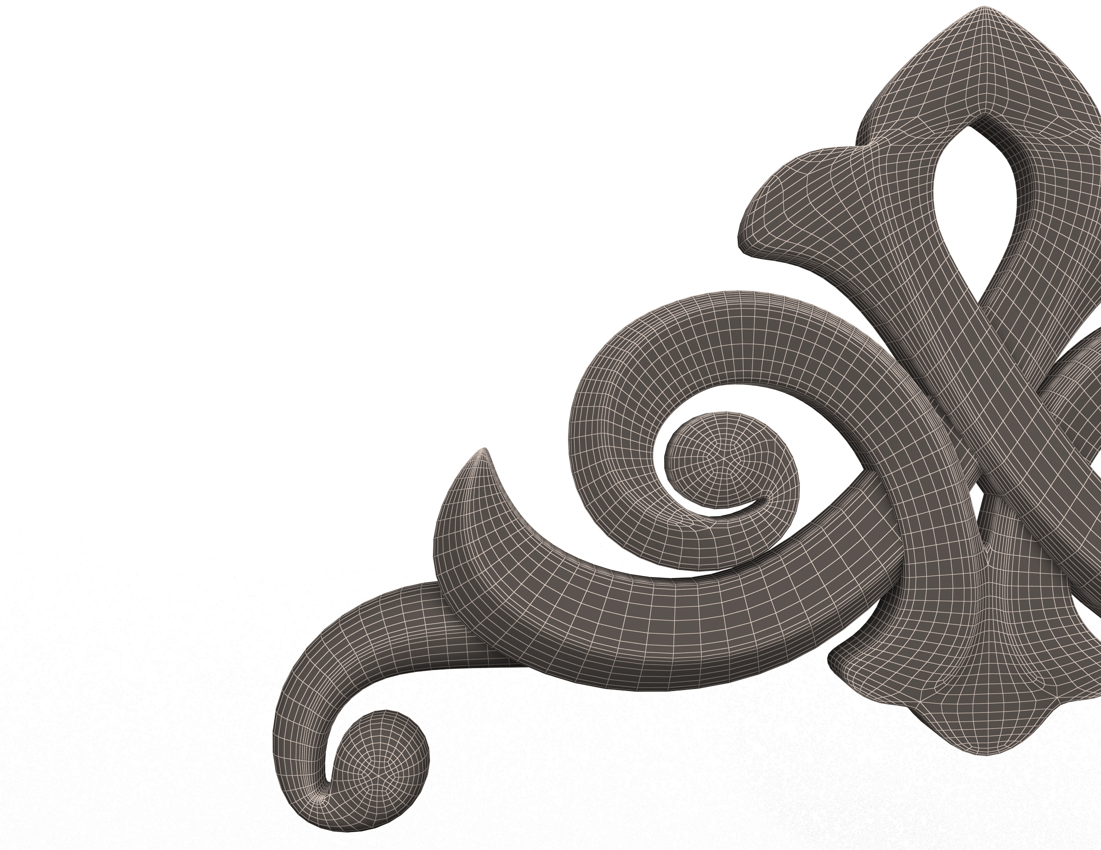 STL file Corner Carved Plaster Molding Decoration 03 📜 (OBJ)・3D ...