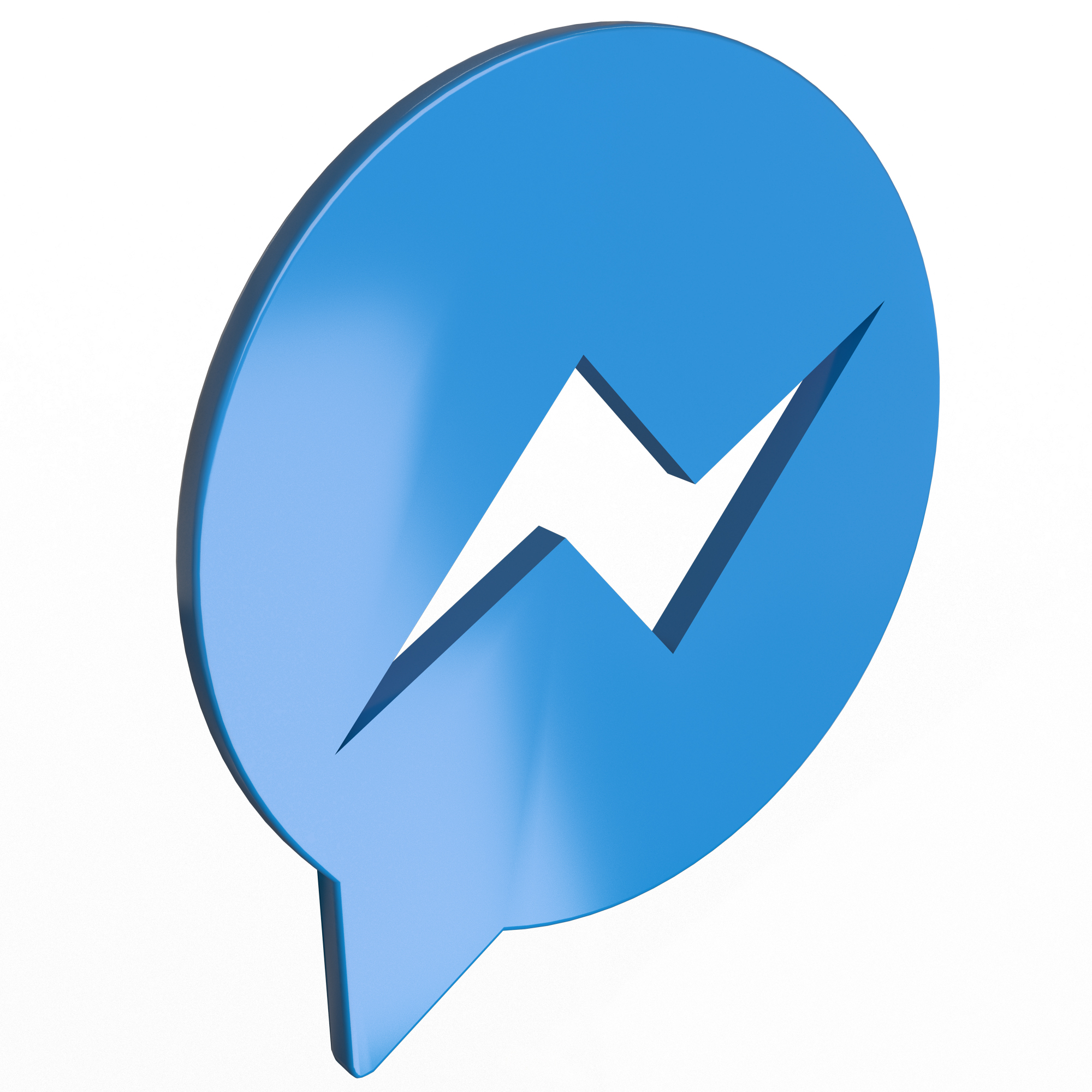 🔣 Messenger Logo・ 3D File for ・Cults