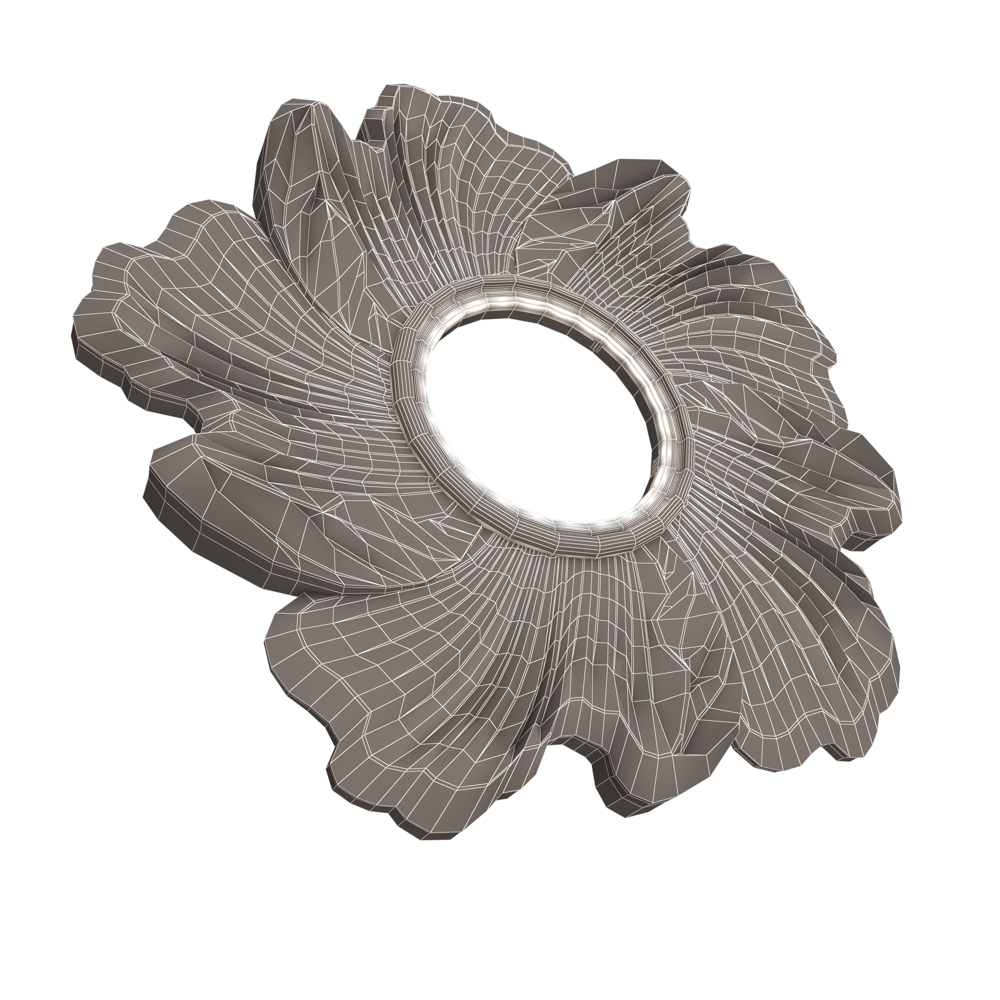 STL file Classic Round Mirror 02 🪞・Model to download and 3D print・Cults