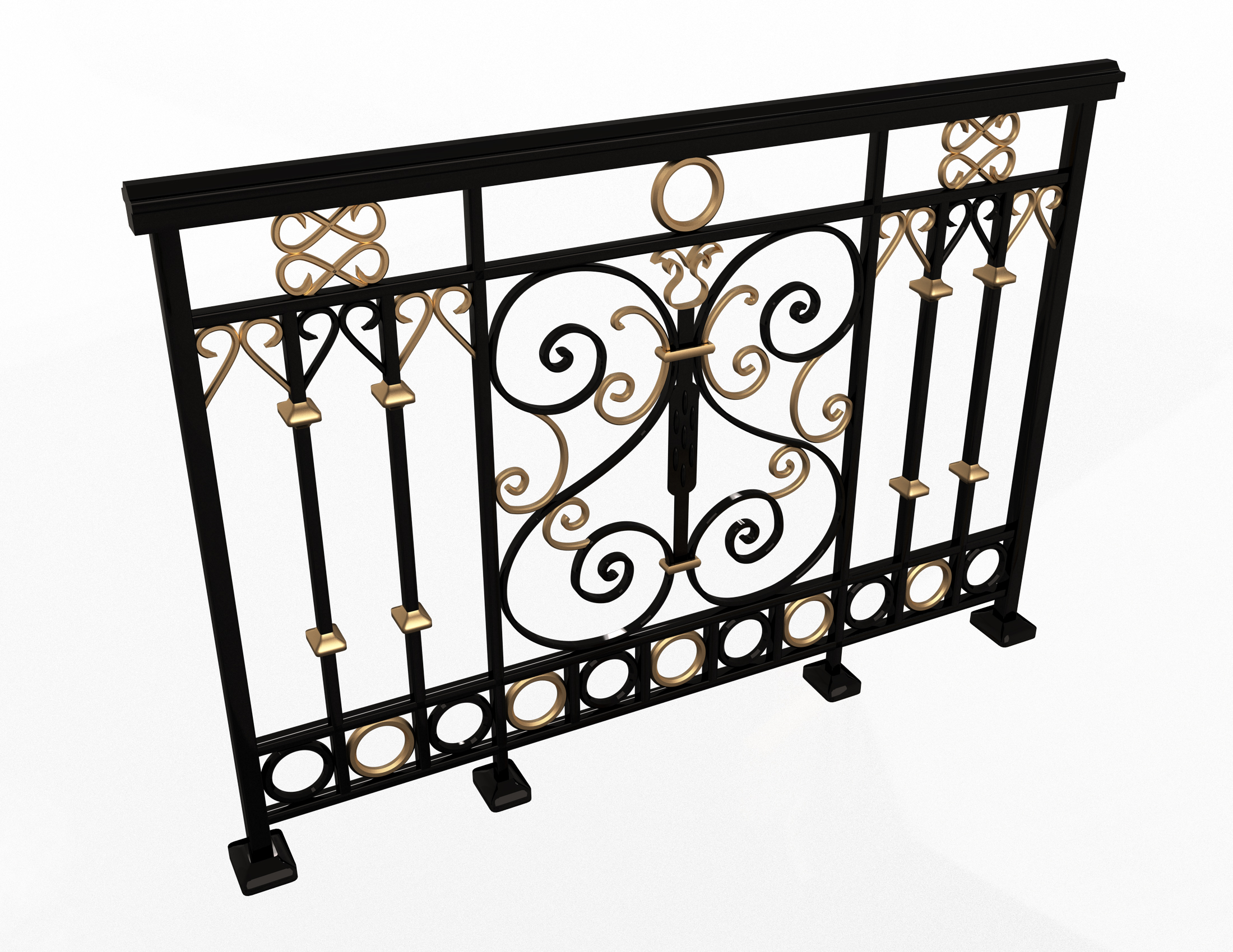 3D file Railing Balcony and Footbridge Collection 🦏・3D printable model ...
