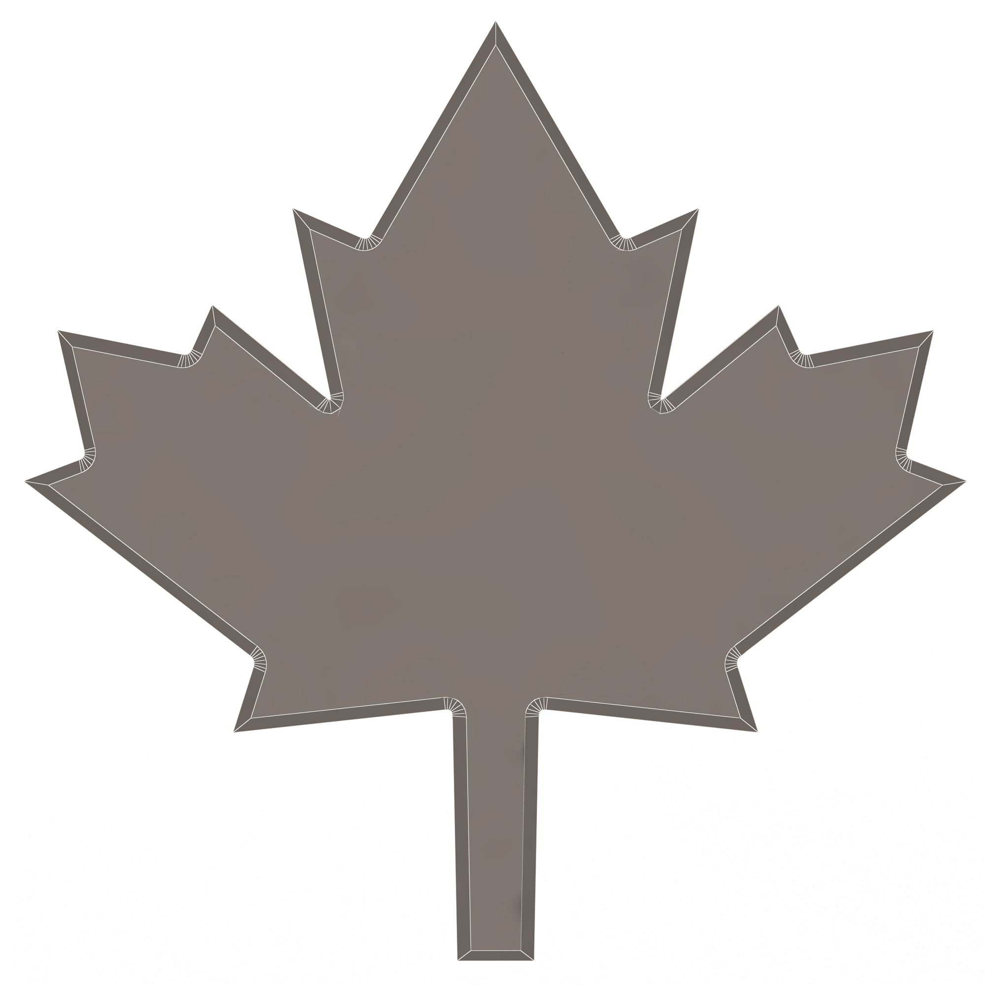 Fichier 3D Feuille d'érable 🍊 ・Plan à imprimer en 3D à télécharger・Cults