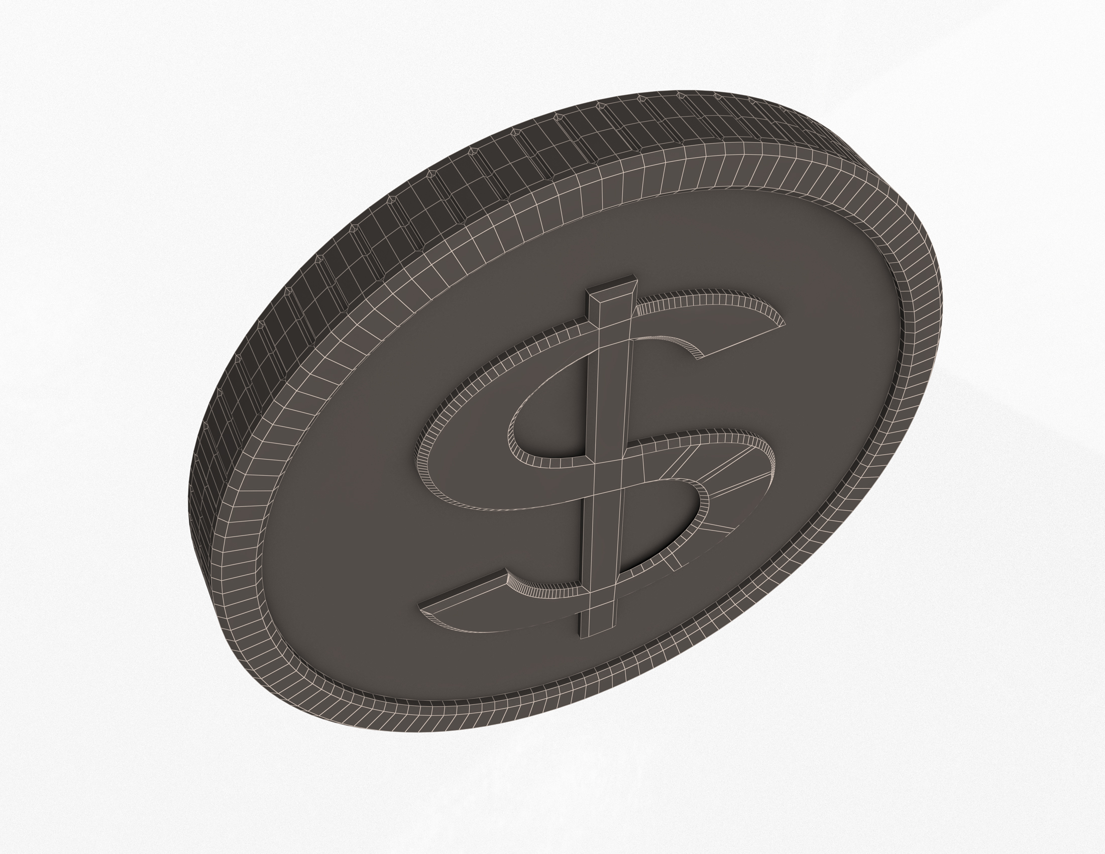 3D file Dollar Gold Coins 💵 ・3D printer design to download・Cults