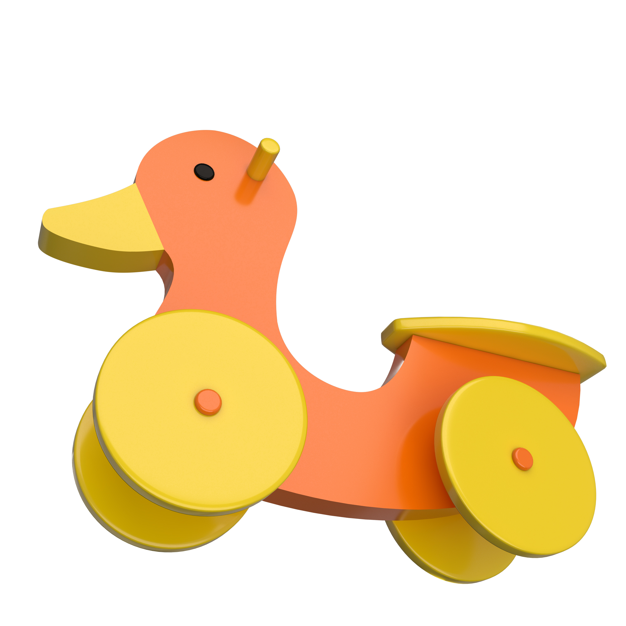 3D file Duck Bike 🦆 ・3D print design to download・Cults