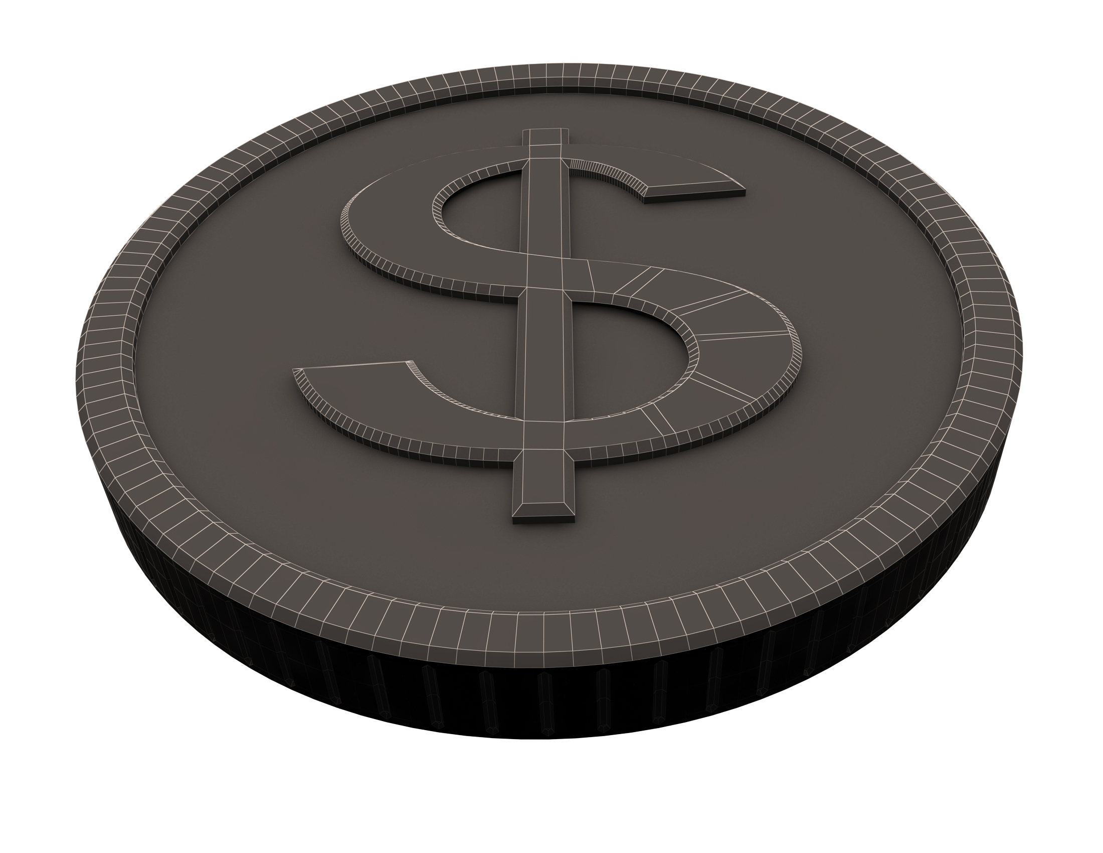 3D file Dollar Gold Coins 💵 ・3D printer design to download・Cults