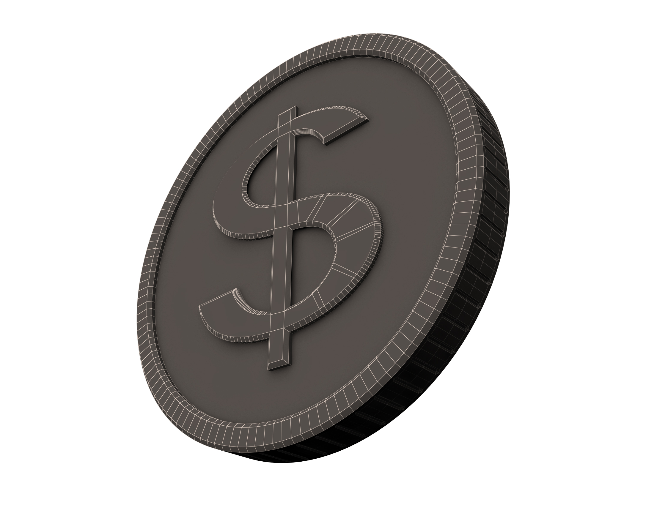 3D file Dollar Gold Coins 💵 ・3D printer design to download・Cults