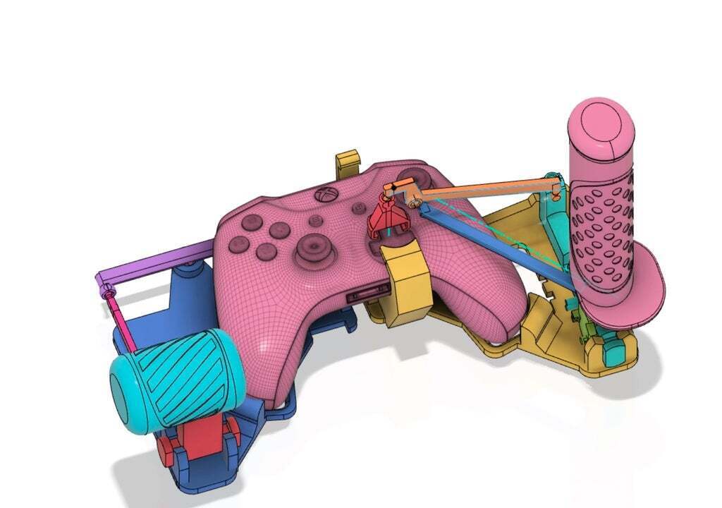 🎮 Snap-on XBOX gamepad HOTAS joystick・Free STL File for ・Cults