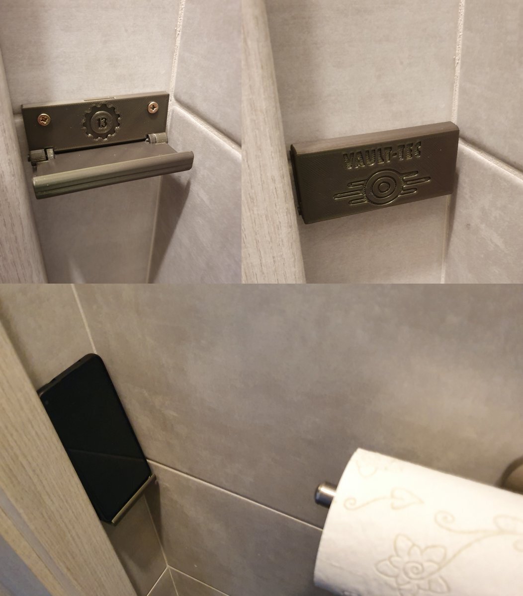 3D printable Fallout phone holder・Cults