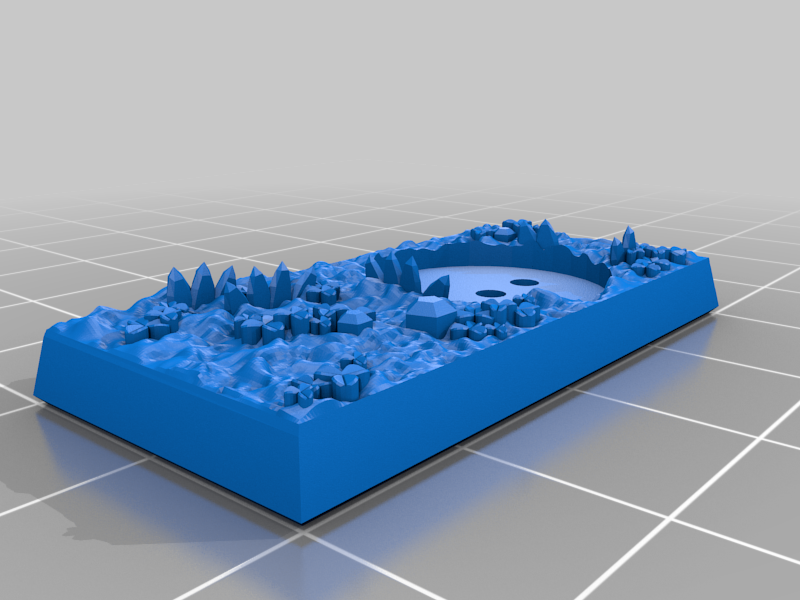 Free 3D file Flyer Base (Grassy - Clean Sides) (16mm Slot) 🎲 ・3D ...