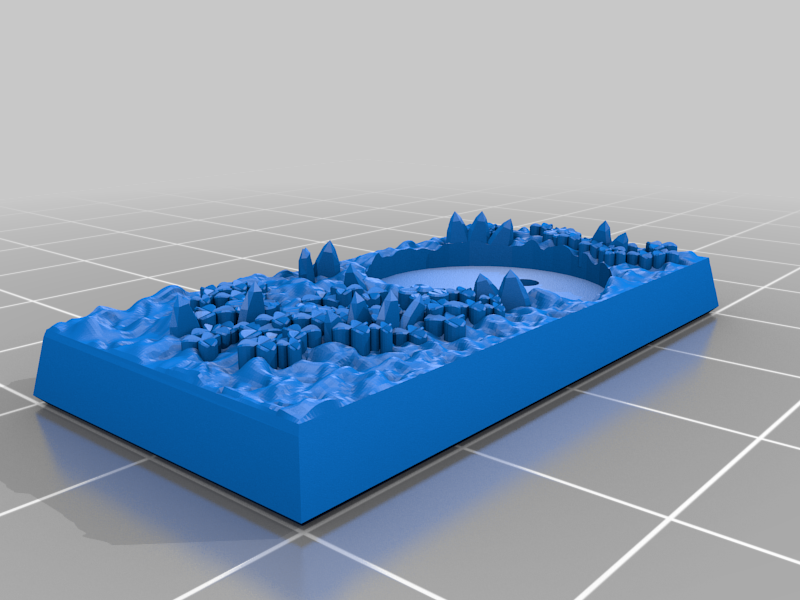 Free 3D file Flyer Base (Grassy - Clean Sides) (16mm Slot) 🎲 ・3D ...