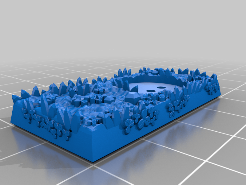 Free 3D file Flyer Base (Grassy) (16mm Slot) 🎲 ・Model to download and ...