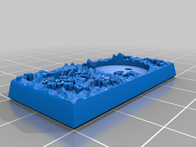 Free 3D file Flyer Base (Grassy - Clean Sides) (16mm Slot) 🎲 ・3D ...