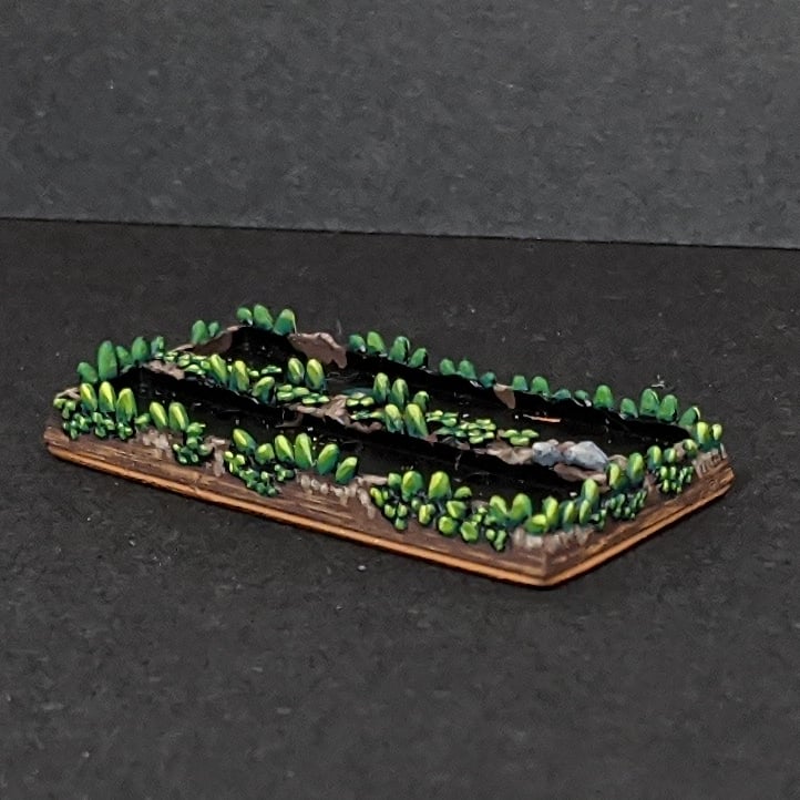 Free STL file Grassy Field Warmaster Infantry Base (7mm Slot) 🎲・3D ...