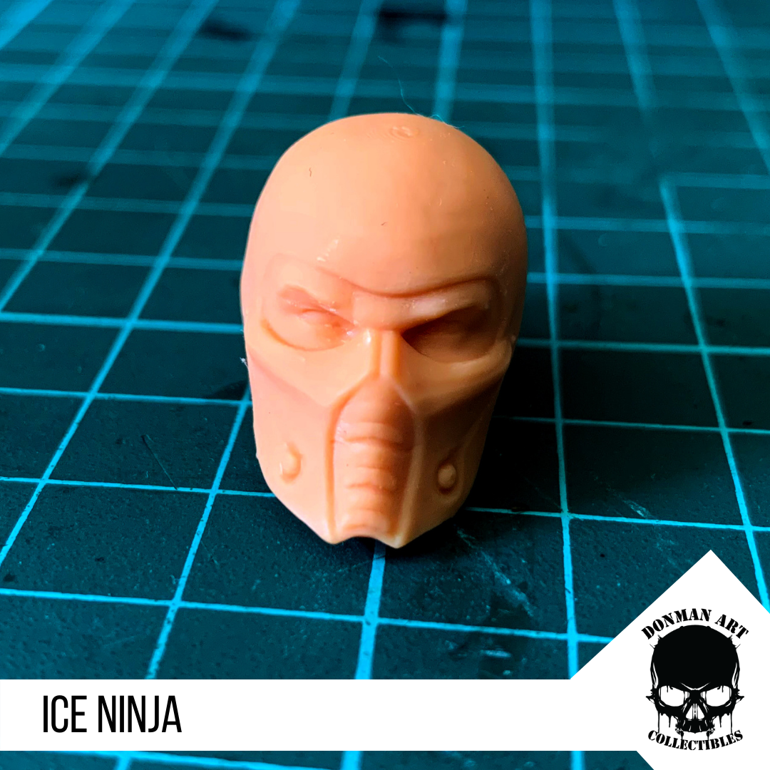 🧊 The Ice Ninja Head for 6 inch action figures・ STL File for ・Cults