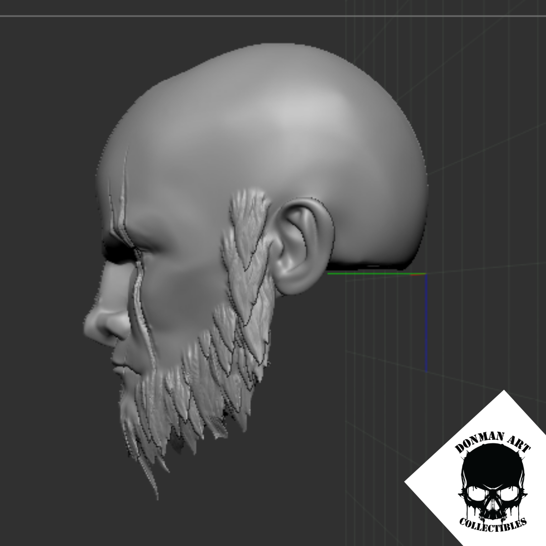 STL file Axl The Bear - Head for 6 inch action figures 🐻 (OBJ)・3D ...