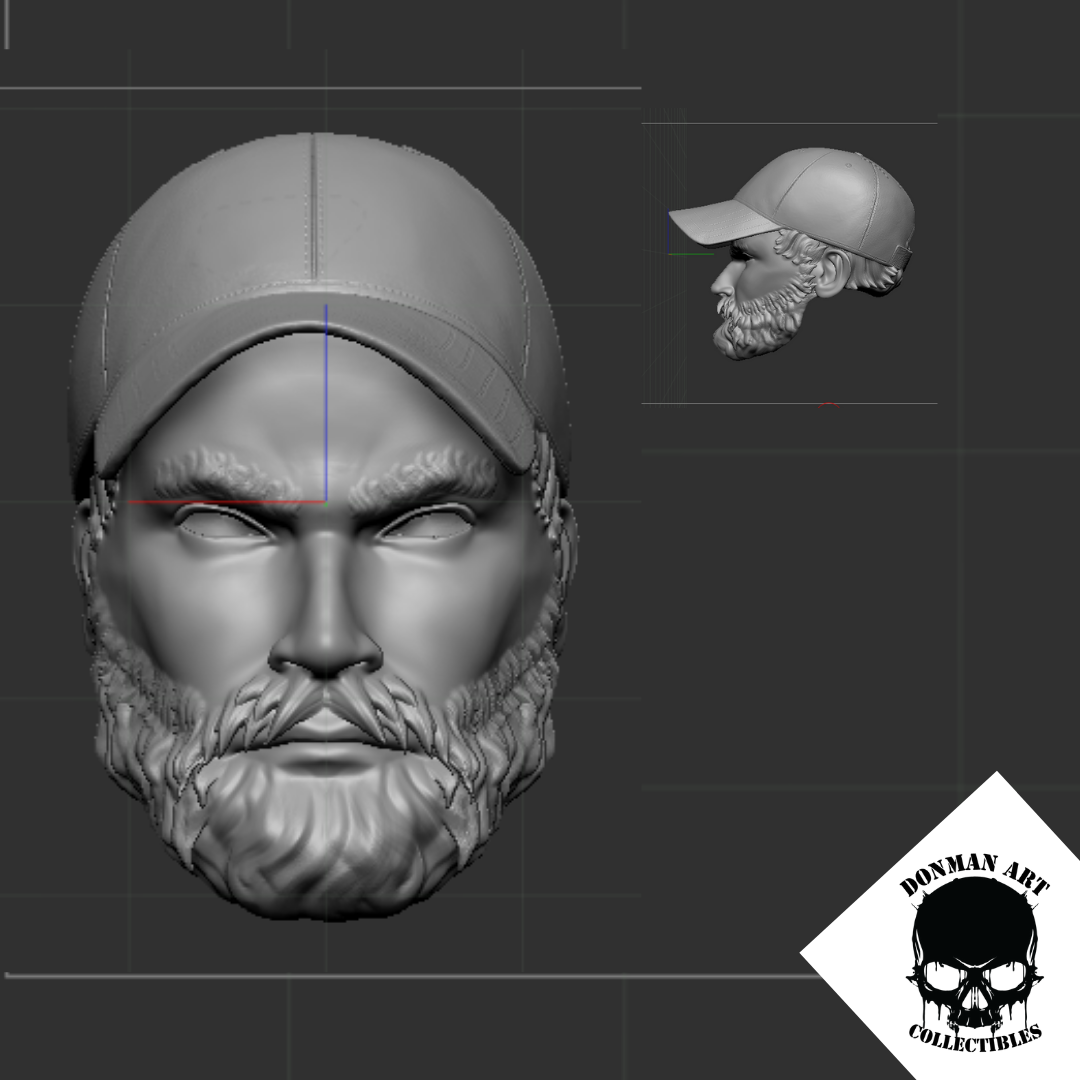 ⭐ Star Eagle Head for 6 inch action figures・Archivo STL para ・Cults