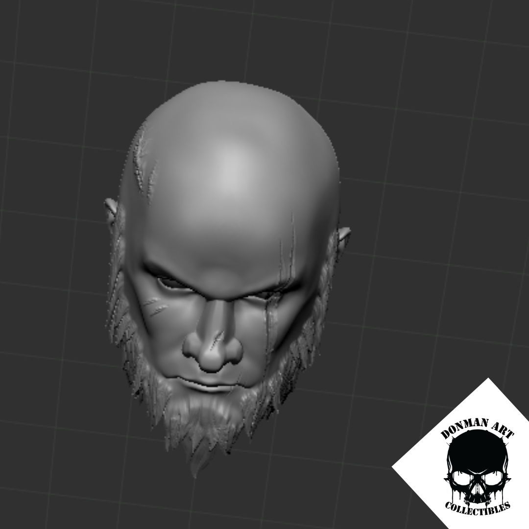 STL file Axl The Bear - Head for 6 inch action figures 🐻 (OBJ)・3D ...