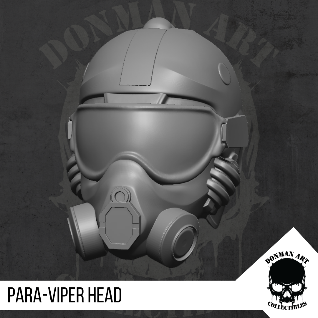 For Viper Head for action figures・ STL File for ・Cults