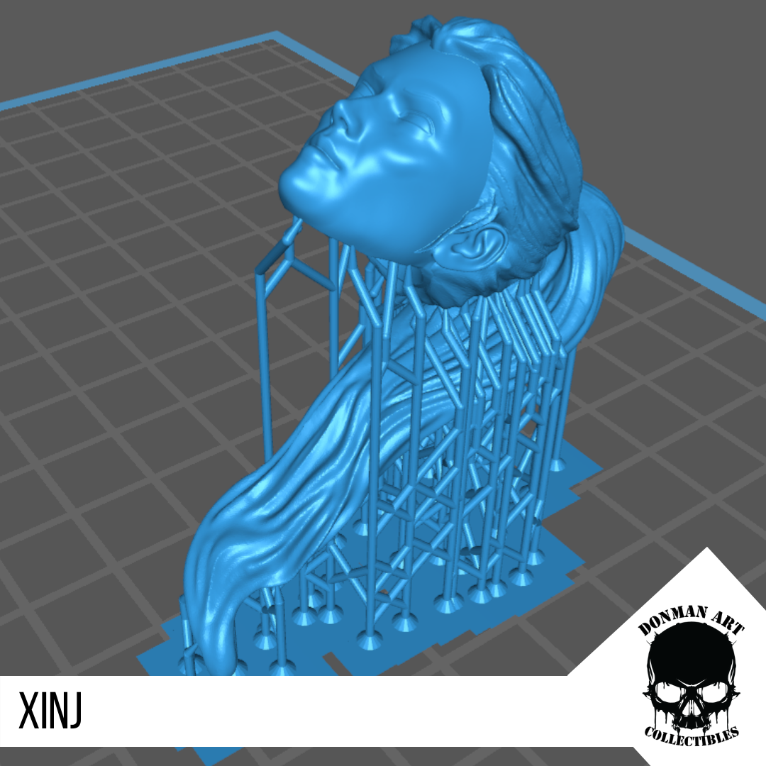 STL file Xinj Head for 6 inch action figures 🔫 (OBJ)・3D printable model ...