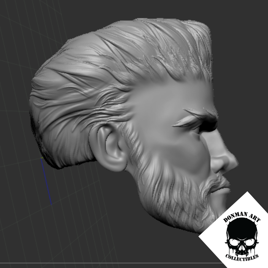 The General Head for 6 inch action figures・ STL File for ・Cults
