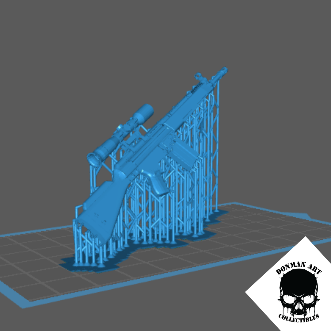 🔫 SNIPER FOR 6 INCH ACTION FIGURES・ STL File for ・Cults