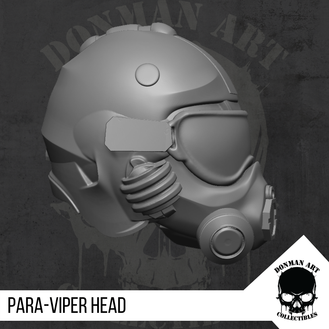 For Viper Head for action figures・ STL File for ・Cults