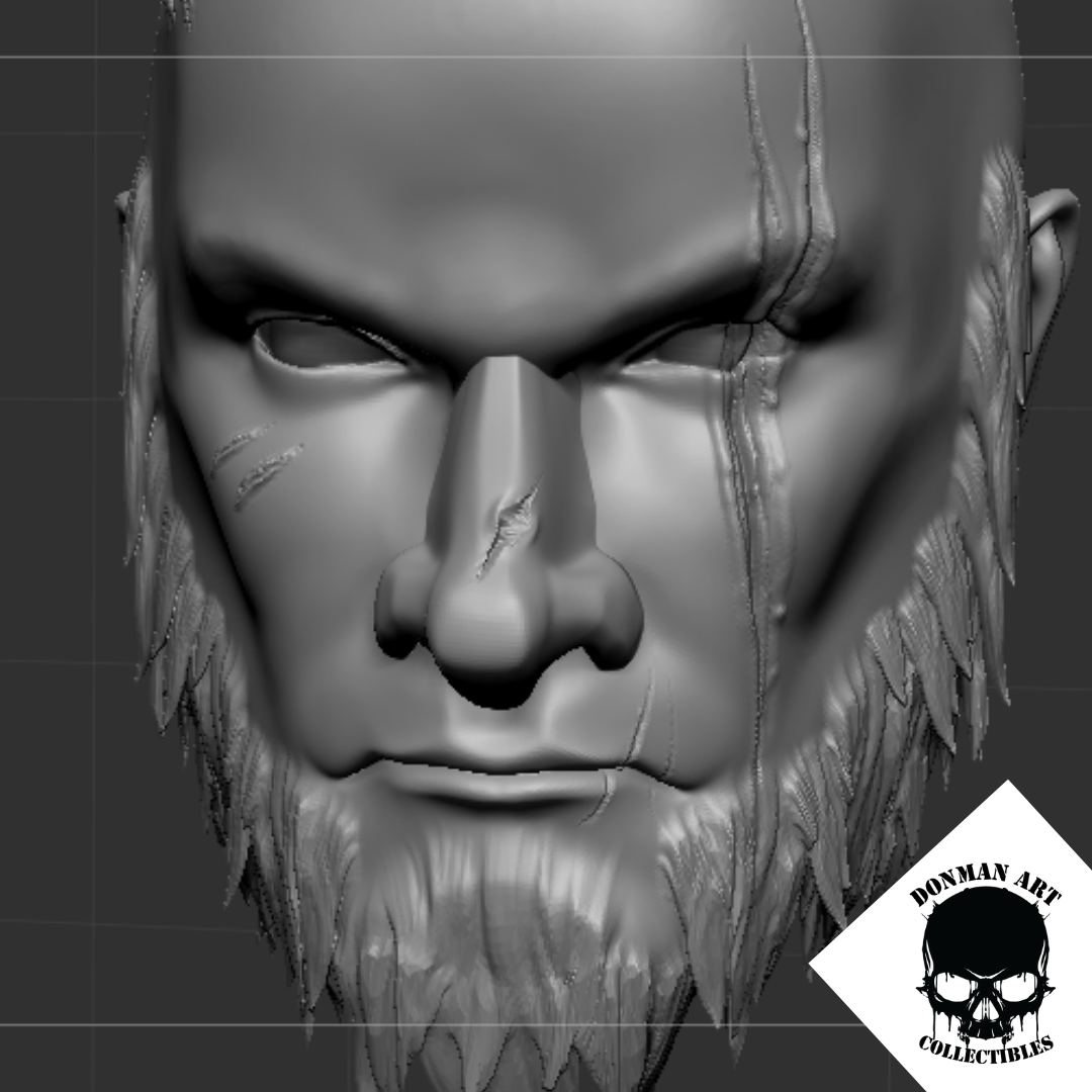 STL file Axl The Bear - Head for 6 inch action figures 🐻 (OBJ)・3D ...