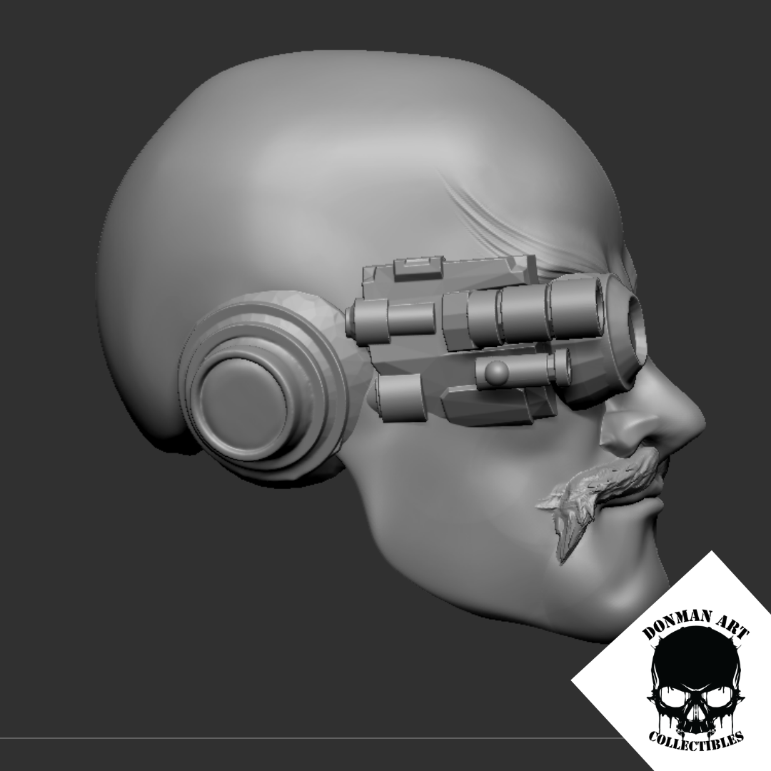 Archivo STL The Doc Head for 6 inch action figures (OBJ)・Diseño de ...