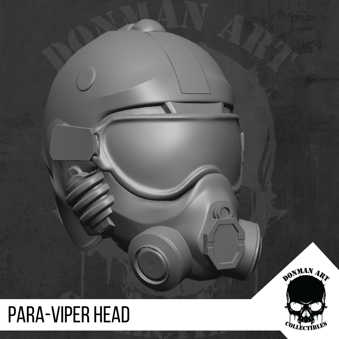For Viper Head for action figures・ STL File for ・Cults