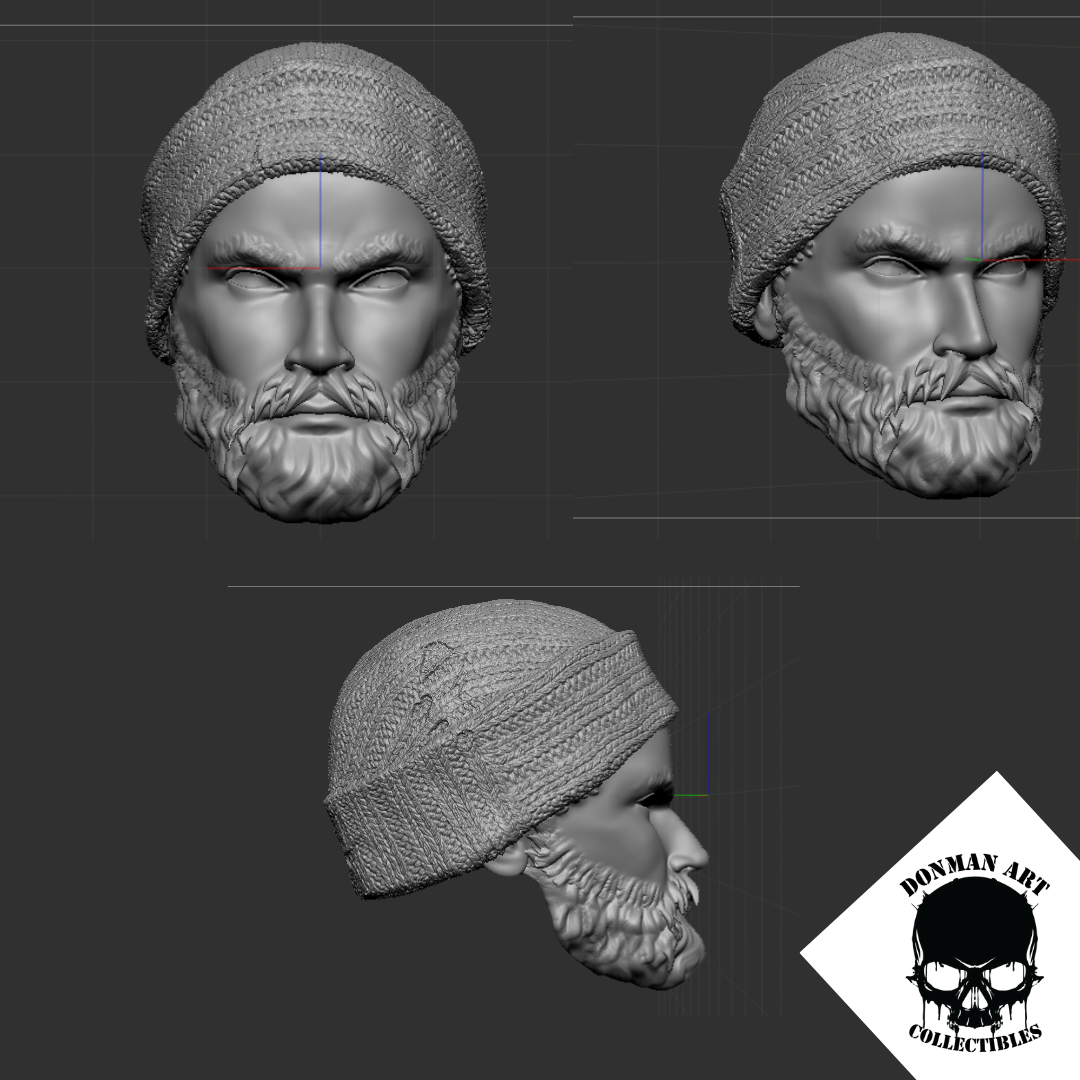 The Sailor Head for 6 inch action figures・ STL File for ・Cults