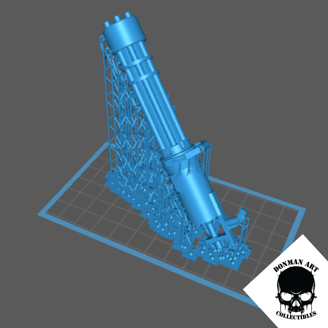 🔫 MINI GUN FOR 6 INCH ACTION FIGURES・ STL File for ・Cults
