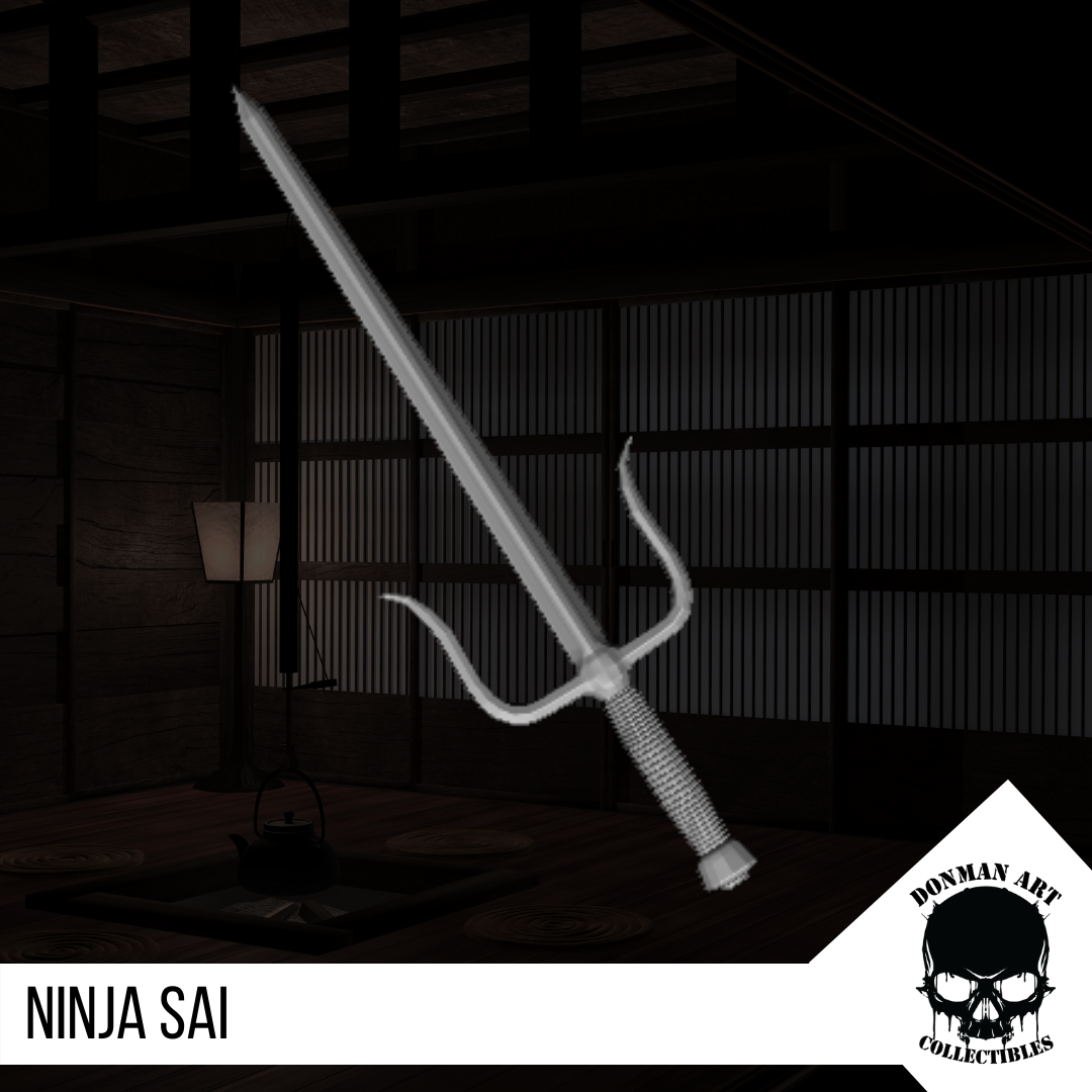 STL file Ninja Sai for 6 inch action figures 🥷・3D print object to ...