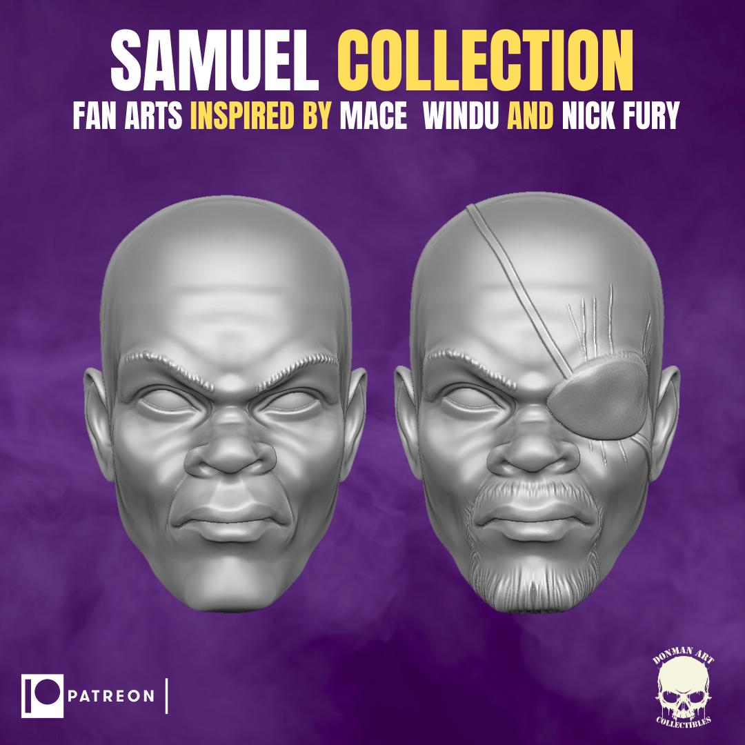 STL file Samuel Collection For Action Figures 🦸・3D printable model to ...