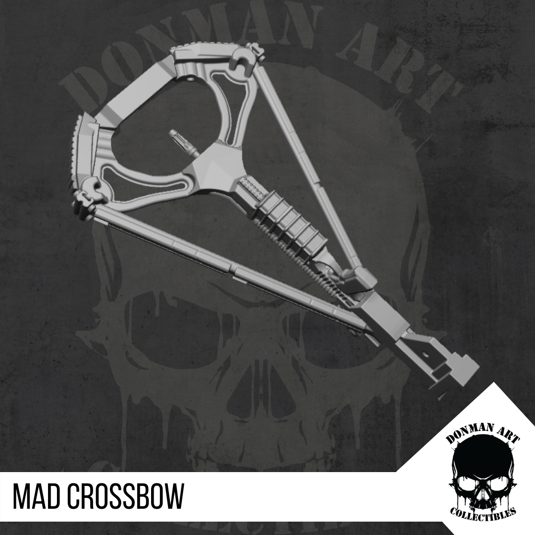Mad Crossbow for 6 inch Action Figures・ STL File for ・Cults
