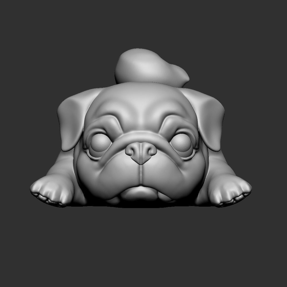 🐶 PUG・ STL File for ・Cults